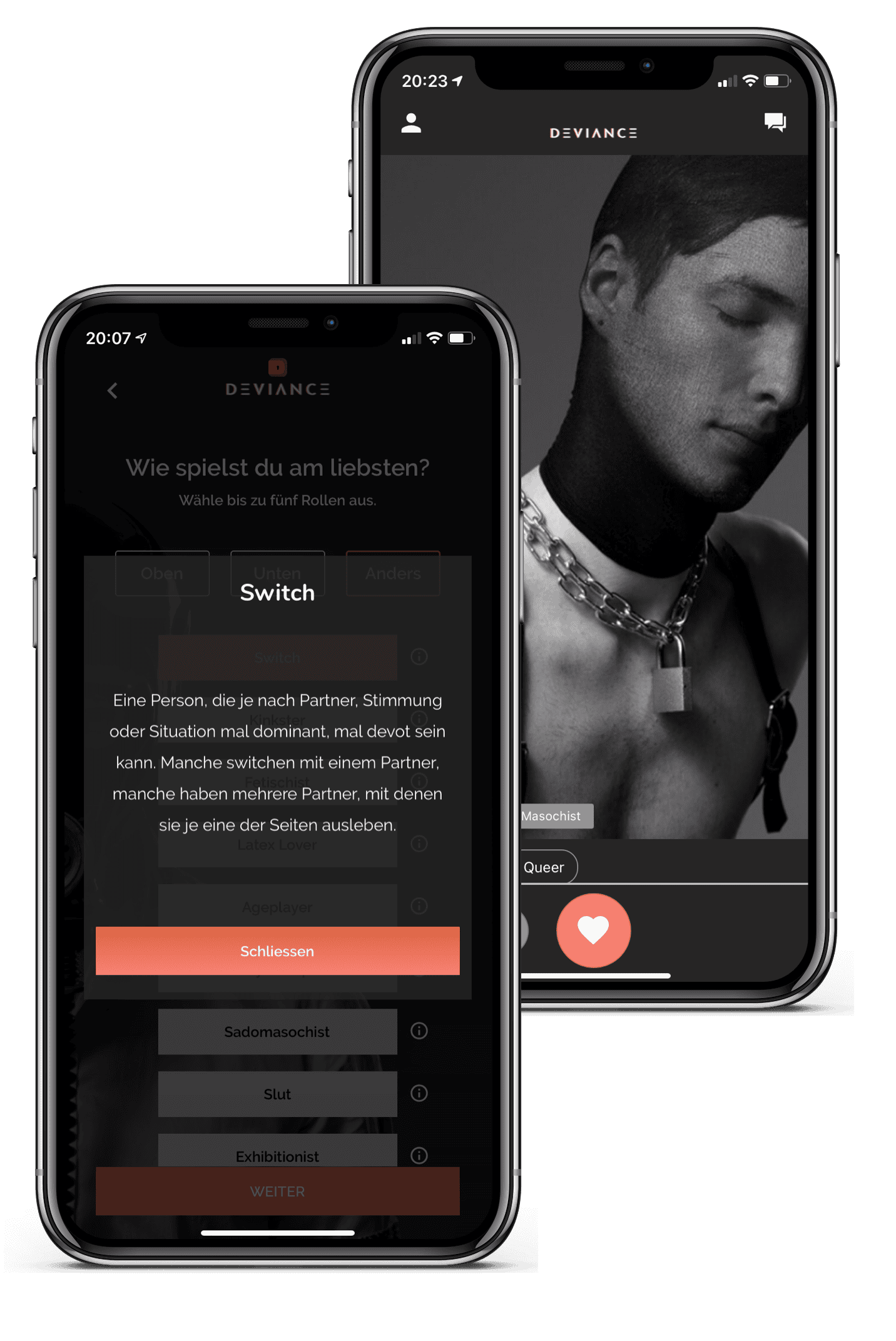 Deviance - Die Kennenlern-Plattform für BDSM und Fetisch